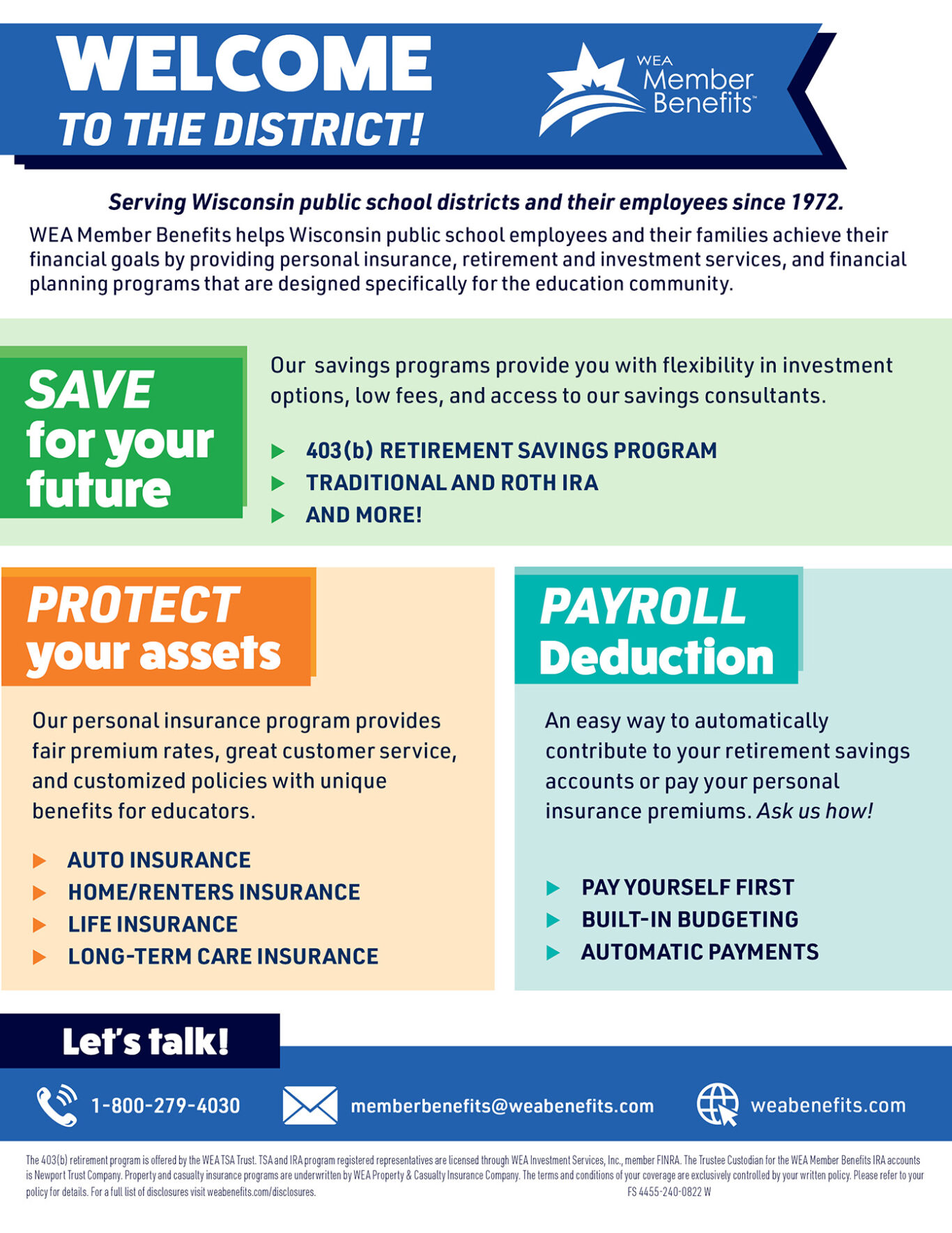 Retirement Savings and Enrollment Materials for New Employees - WEA ...